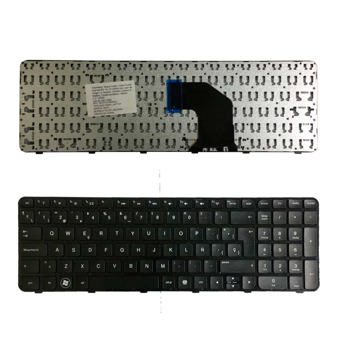 Teclado Para Laptop Hp® G6 2000 2100 2200 Color Negro En Español