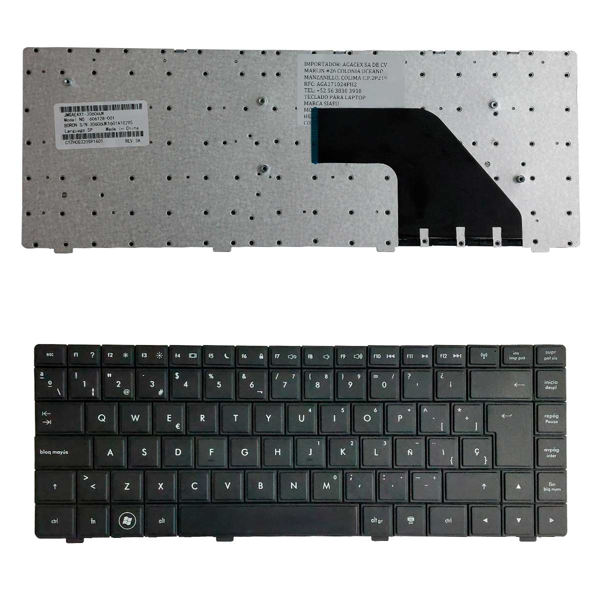 Teclado Para Laptop Hp® 420 Compaq Cq320 Color Negro Siafu Electronics