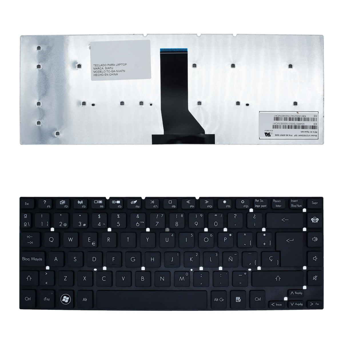 Teclado para Laptop Acer y Gateway® Nv47 Nv47h Nv48 Nv49c Dw475 Españo ...