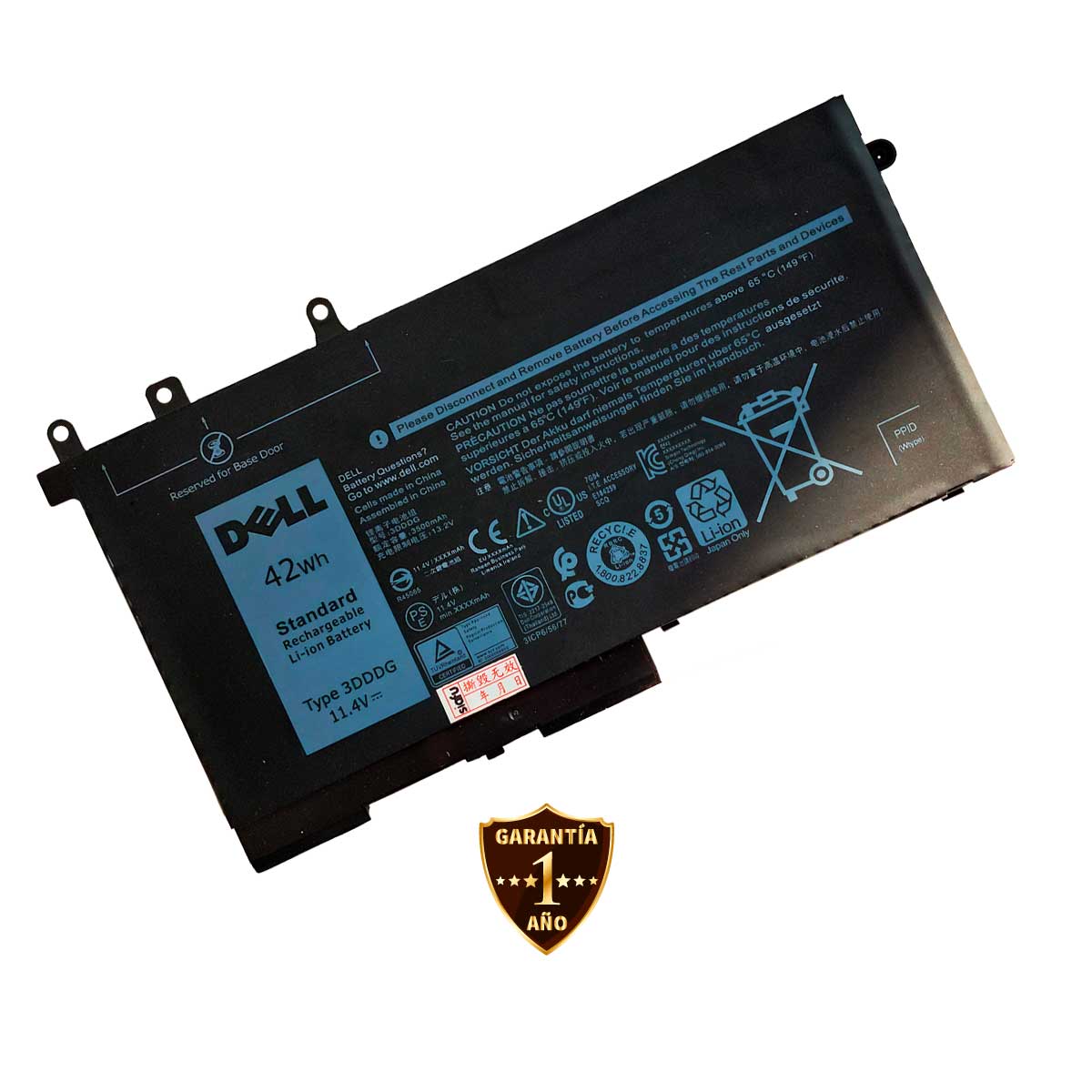 Batería para Laptop Dell® 15 5280 5290 5480 5580 3vc9y D4cmt 83xpc 3dd ...