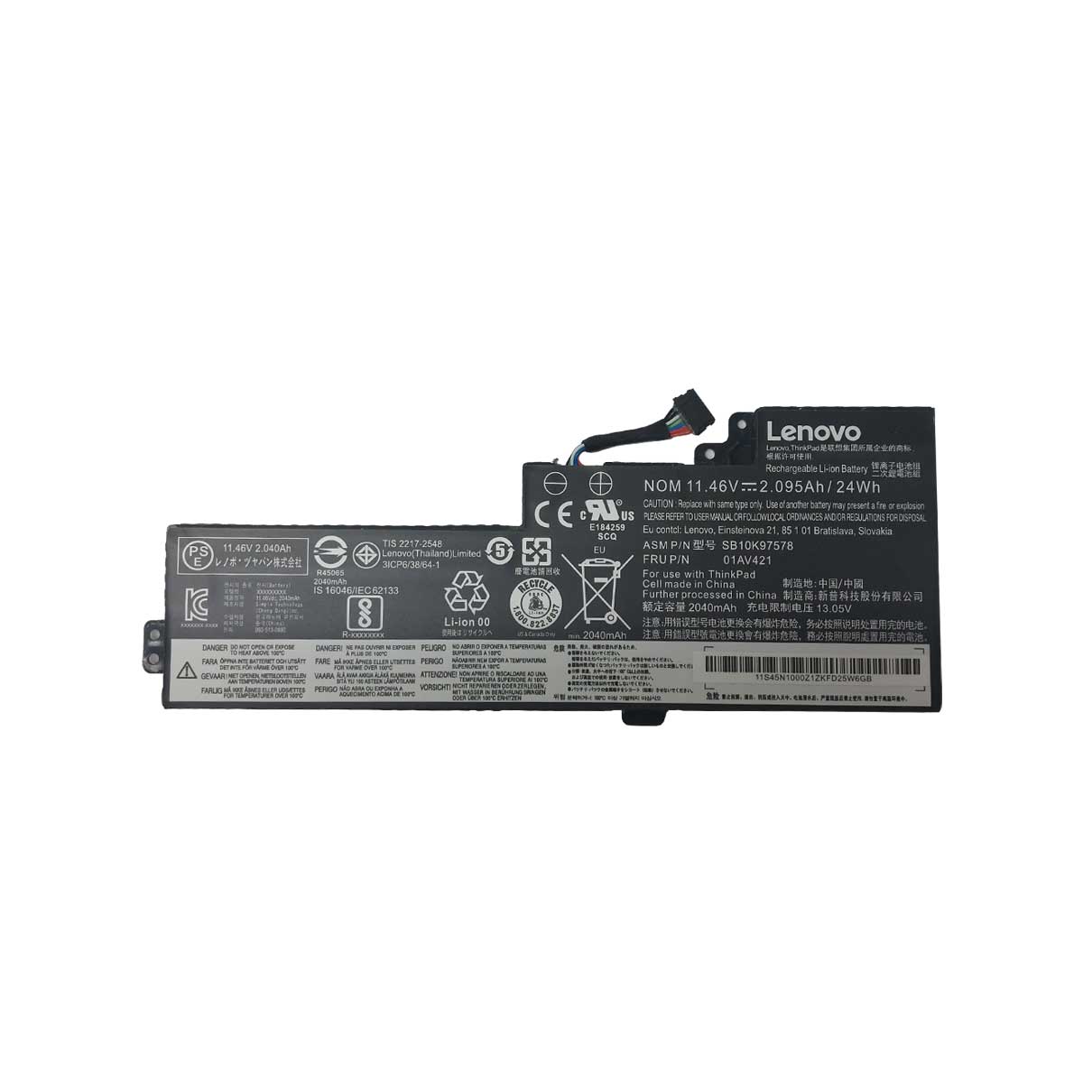 Batería interna para Laptop Lenovo® T470 T480 01av421-av420-av419 con ...