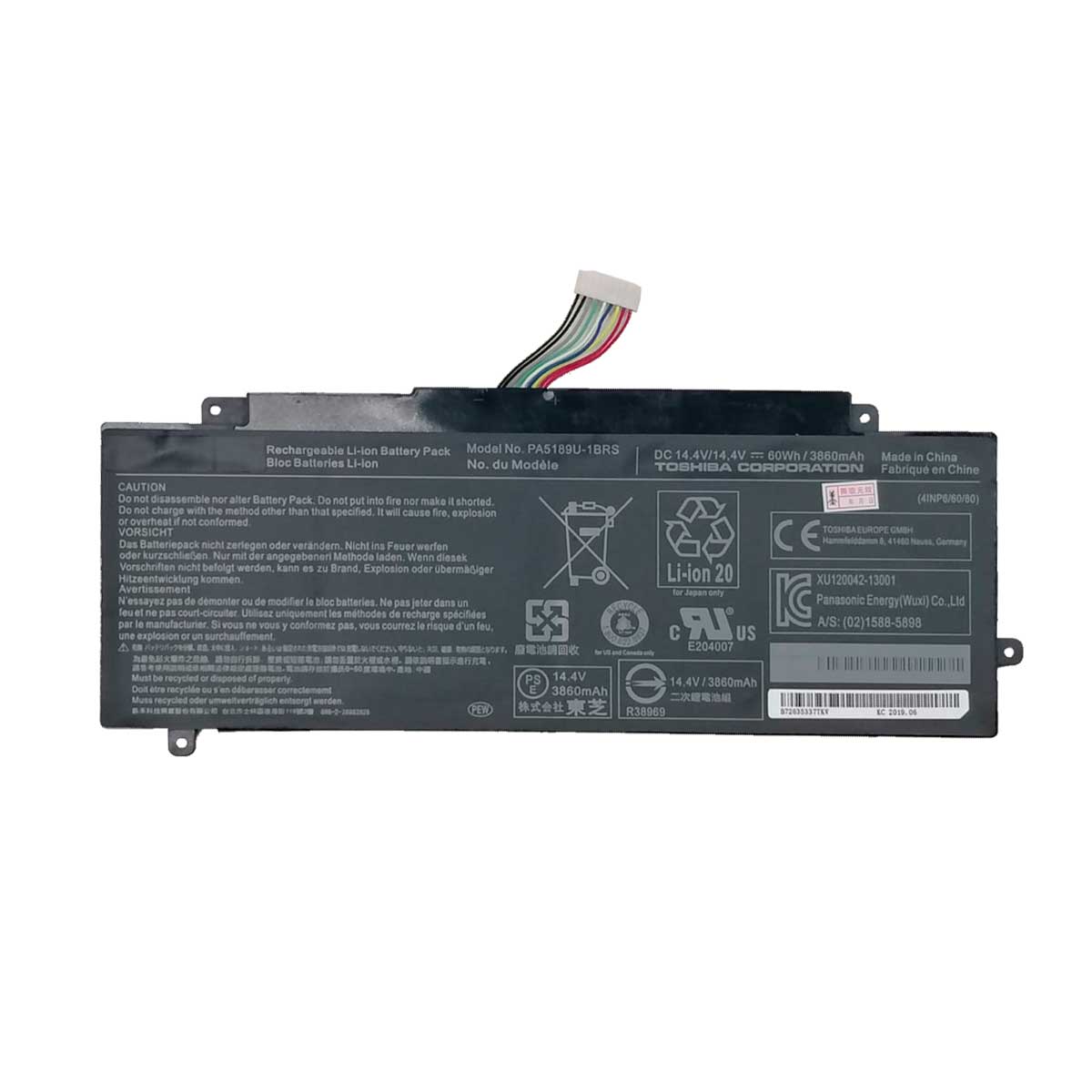 Batería para Laptop Toshiba® Satellite™ P50w P55w P30w Pa5189u Certifi ...