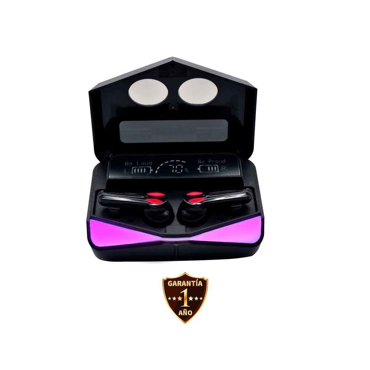 Audífonos Inalámbricos Bluetooth y Recargables con Diseño Futurista ...