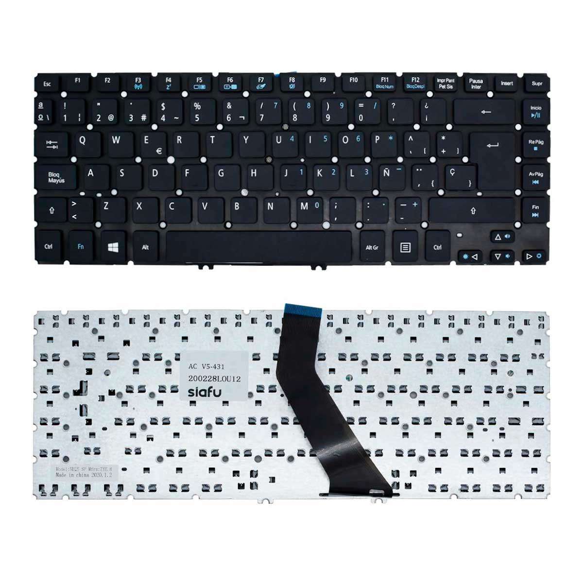 Teclado Acer® V5 431 431g 471g 472 473 473g 473p 473pg 481 Español – SIAFU