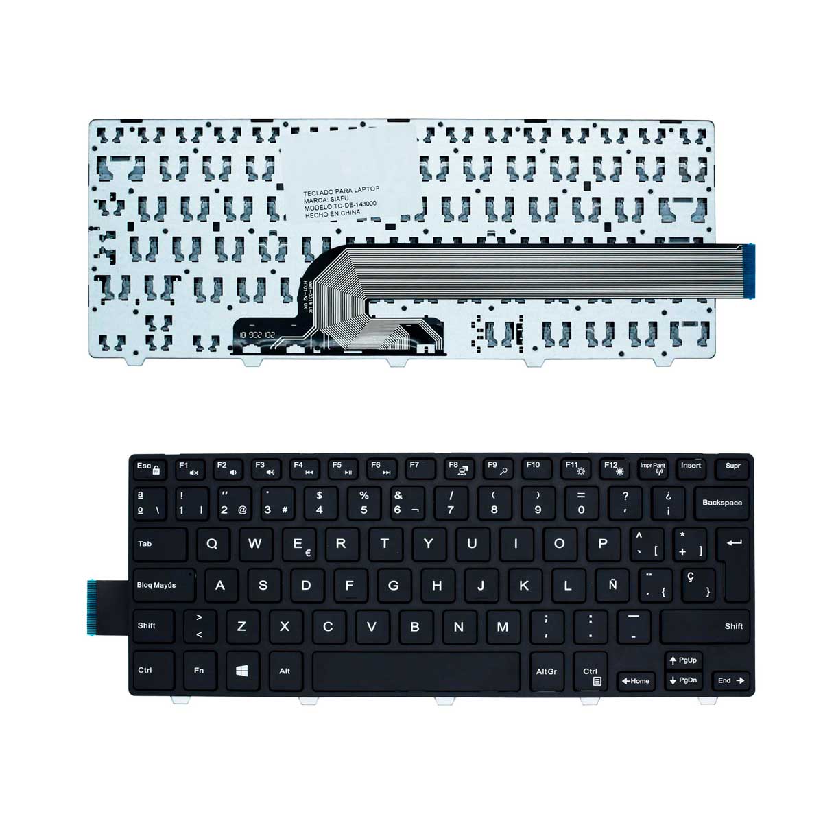 Teclado para Laptop Dell® Inspiron™ 14 5000 5441 5442 5443 P65g Españo ...